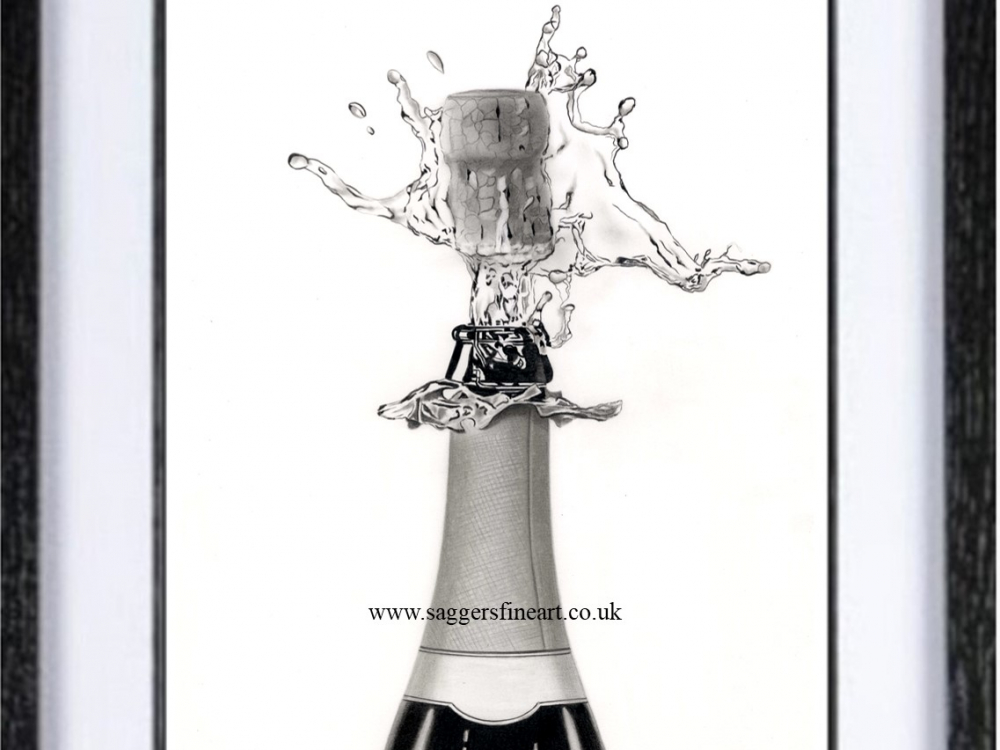 Champagne celebration - Prints - Ipswich Artist Rik Saggers | Saggers ...