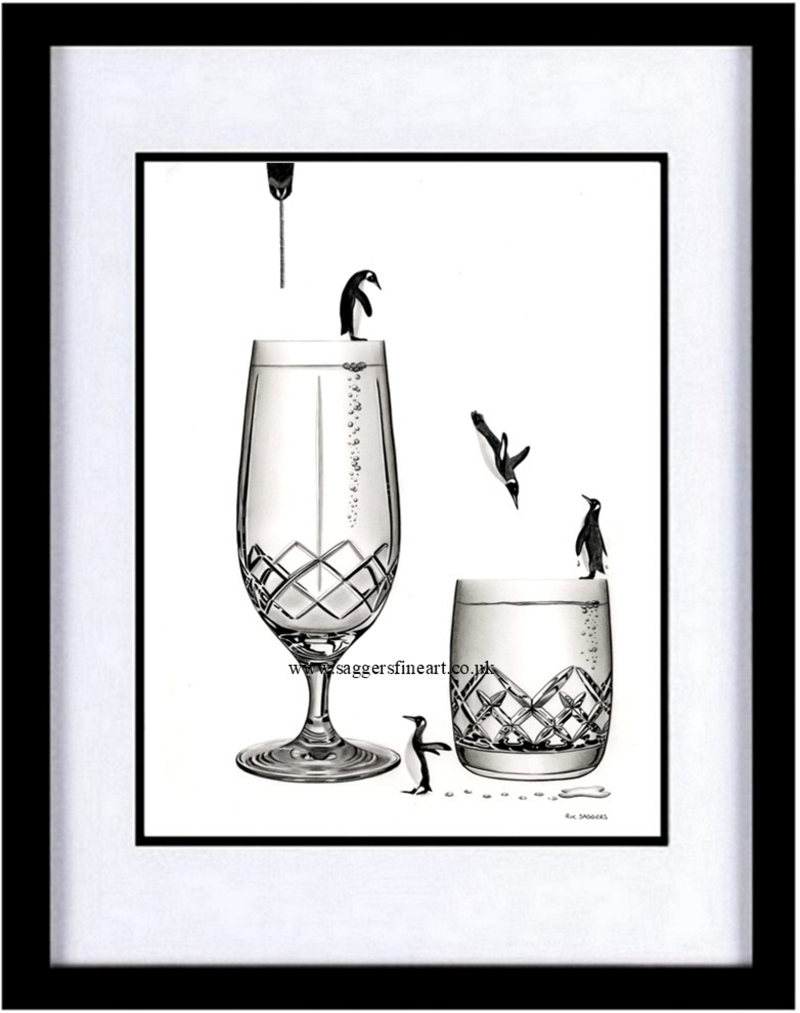 Dive right in - Prints - Ipswich Artist Rik Saggers | Saggers Fine Art